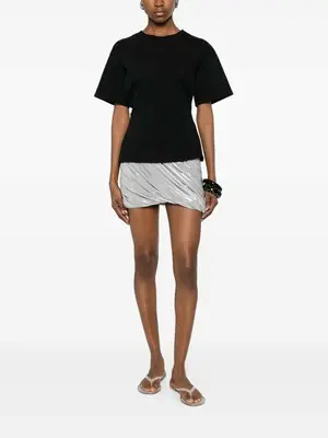 Norma Kamali Draped Mini Skirt