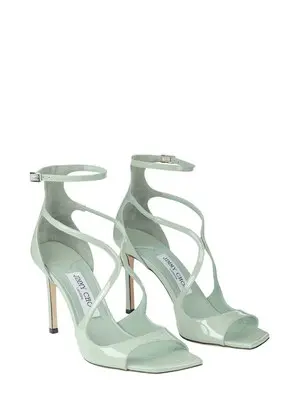 JIMMY CHOO Azia 95mm Square-toe Sandals