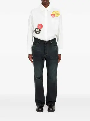 Amiri Straight-leg Jeans - Blue