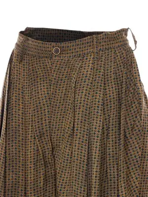 UMA WANG Priya Geometric Pattern Trousers