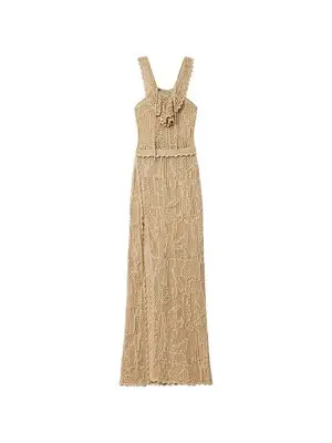 MARANT Ornella Long Dress - Brown