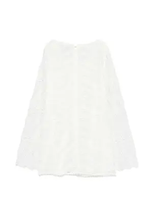 Raquel Diniz Maty V-neck Dress With Wavy Lace
