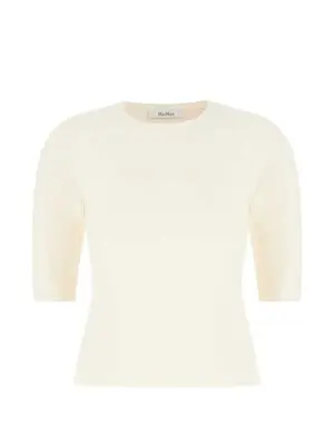 Max Mara Embossed T-shirt - White