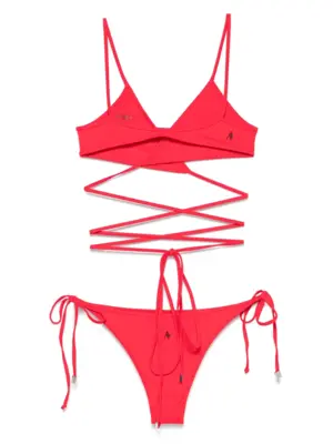 Attico Bikini With Rubber Logo