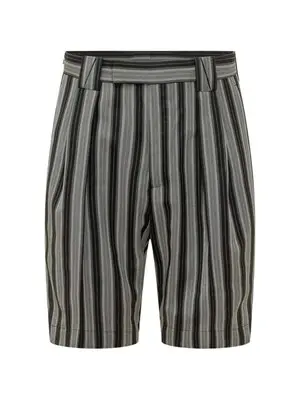 Versace Striped Tailored Shorts