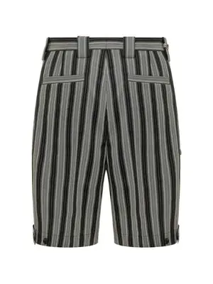 Versace Striped Tailored Shorts