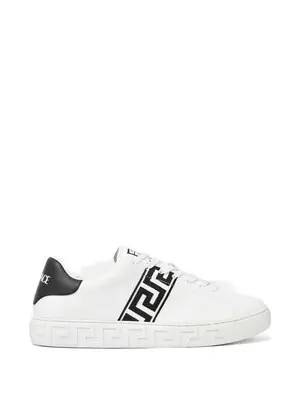 Versace Greca Embroidered Sneakers
