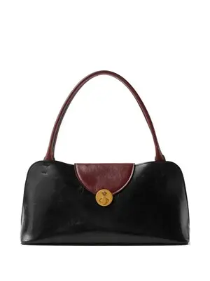 Versace Vivian Medium Leather Crossbody Bag - Black
