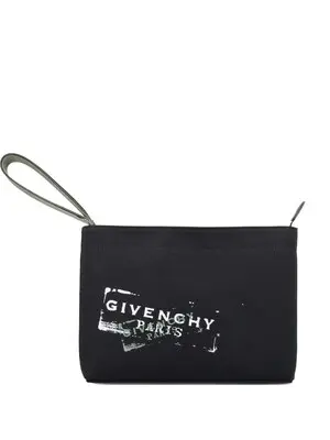 Givenchy Logo Clutch - Black