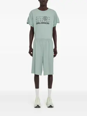 MM6 X SALOMON Mm6 Maison Margiela X Salomon Shorts With Numerical Graphics