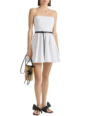 Givenchy Poplin Mini Dress With Slit