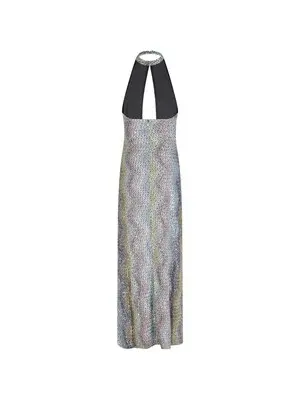 Missoni Long Lamé Dress With Sequins