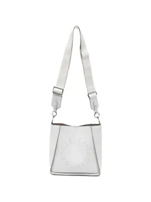 Stella McCartney Shoulder Bag With Logo Detail - Grey