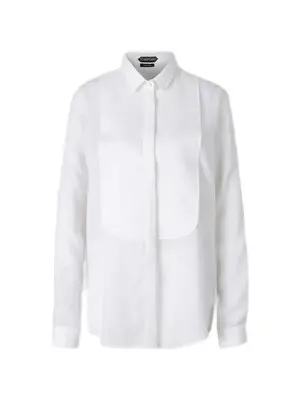 TOM FORD Pleated Bib Shirt