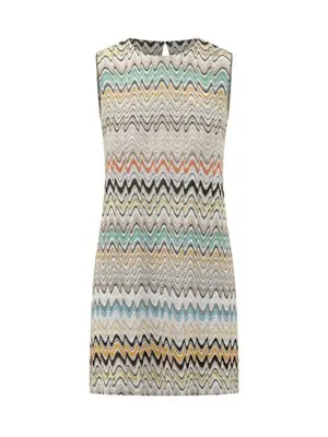 Missoni Zigzag Knit Sleeveless Dress