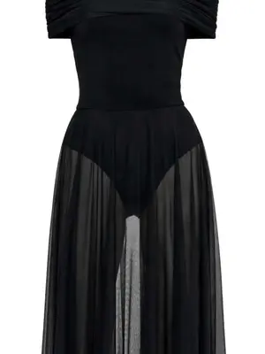 Norma Kamali Off-the-shoulder Maxi Dress