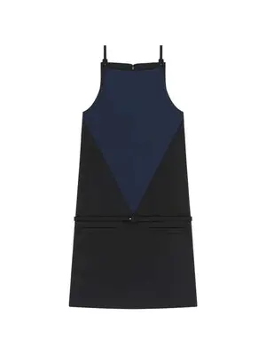 COURREGES Mini Dress With Buckle Detail - Blue