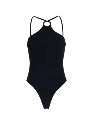 Hunza G Costume Da Bagno Jasmine Con Effetto Stropicciato - Black