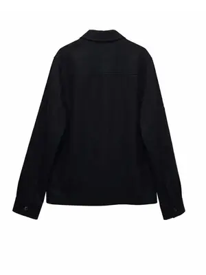 Marco Pescarolo Givenchy Zip-up Shirt Jacket - Black