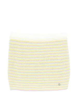 Casablanca Striped Bourgeois-style Miniskirt - Multi