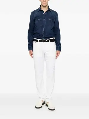 SARTORIO NAPOLI Denim Shirt With Inserts