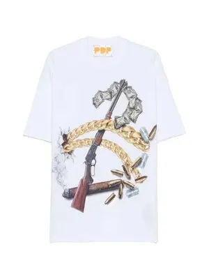 Casablanca Graphic Print T-shirt - White