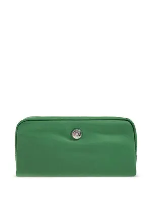 Tory Burch Zippered Makeup Bag - Green