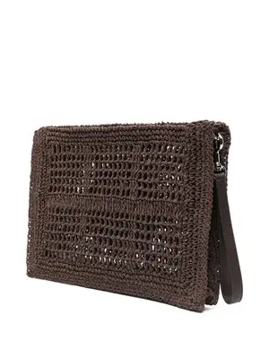 Tory Burch Ella Clutch With Logo