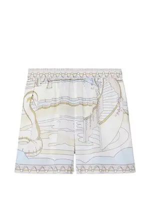 Tory Burch Printed Camp Shorts - Multi