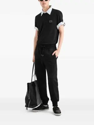 Dolce & Gabbana Cotton T-shirt With Logo Plaque