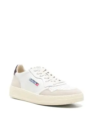 AUTRY Leather Sneakers With Medalist Inserts