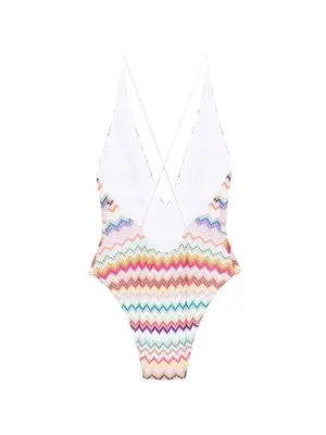 Missoni V-neck Swimsuit