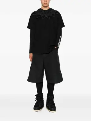RAXXY T-shirt With Quilted Details