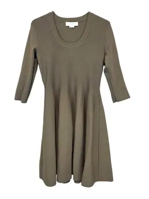 Stella McCartney A-line Knit Dress - Brown