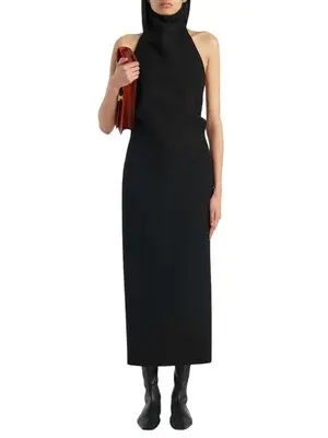 Khaite Roxanne Halterneck Maxi Dress