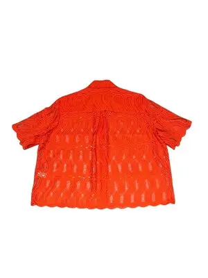Raquel Diniz Lace Shirt - Red
