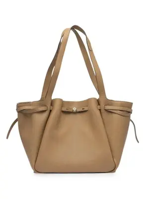 Tory Burch Romy Grained Leather Shoulder Bag - Brown