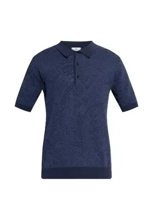 Etro Paisley Button-up Polo