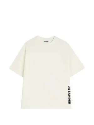 JIL SANDER Crew-neck T-shirt With Printed Logo