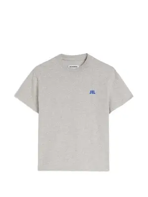 JIL SANDER Crew-neck Cotton T-shirt - Grey
