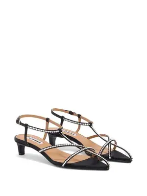 JIL SANDER Low-heeled Cage Sandals