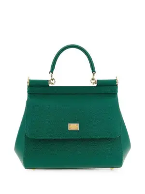 Dolce & Gabbana Small Sicily Tote Bag - Green