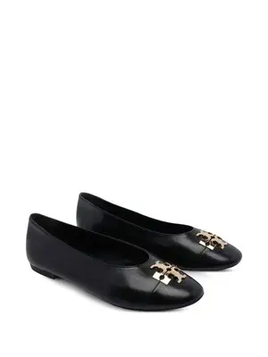 Tory Burch Charlie Ballerinas With Logo Plaque