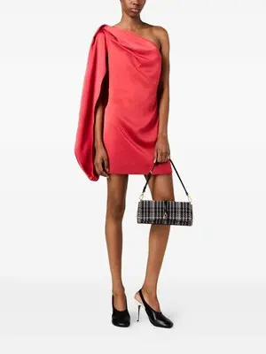 Stella McCartney One-shoulder Dress In Satin - Red