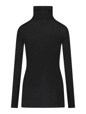 Rick Owens Sweater Ls Tube - Black