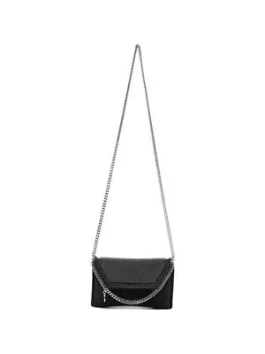 Stella McCartney Falabella Sequin Shoulder Bag - Black