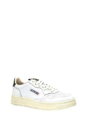 AUTRY Medalist Low Hj04 Leather/printed Suede/logo Sneakers