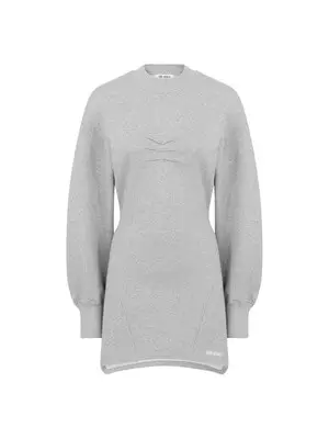 Attico Gray Heather Mini Dress - Grey