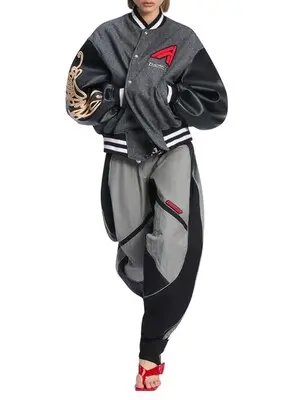 Attico Dark Gray Bomber Jacket