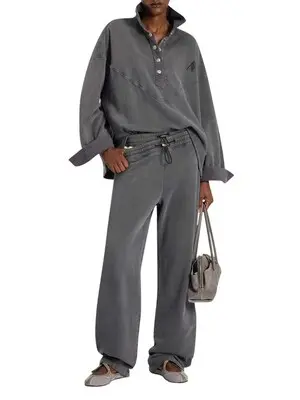 Attico Vintage Gray Sweatshirt